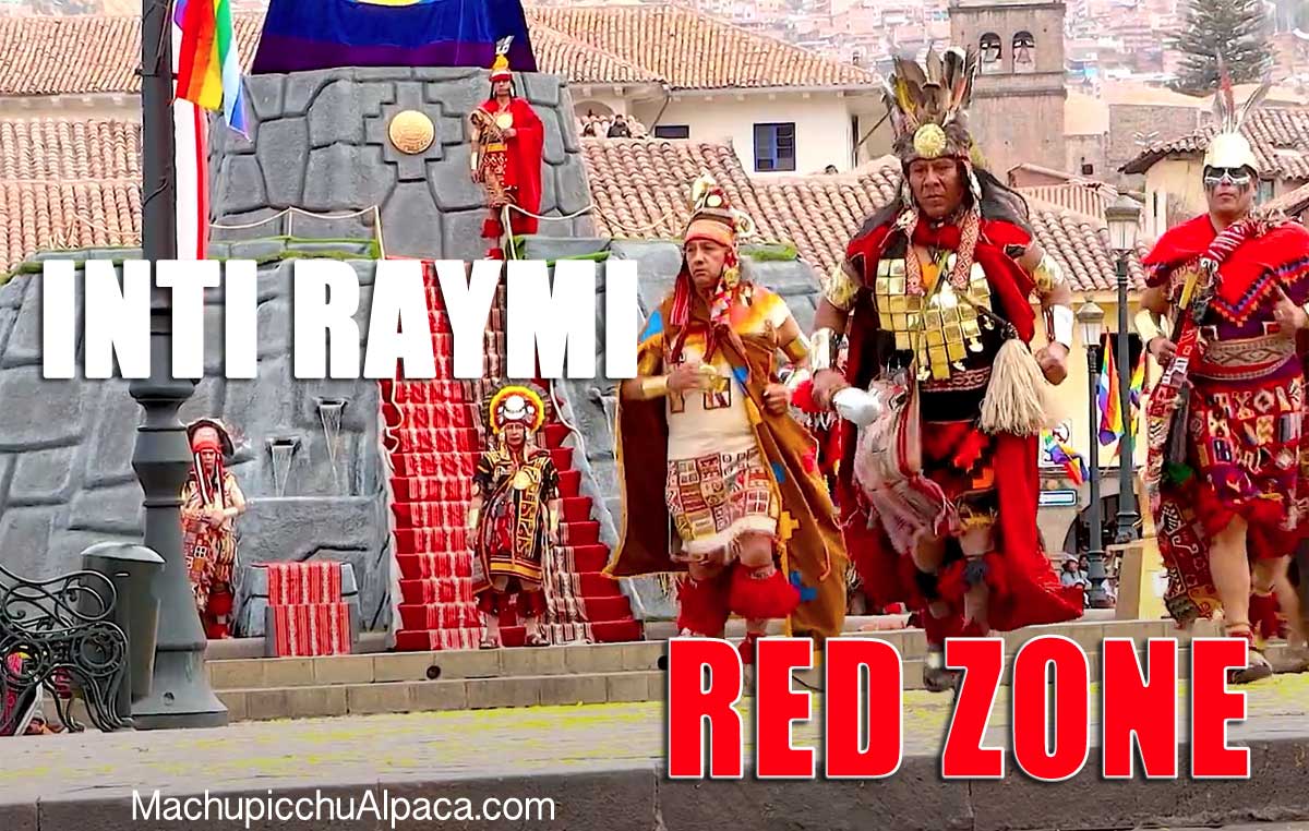 Inti Raymi Red Area in 2025 - Machu Picchu Alpaca